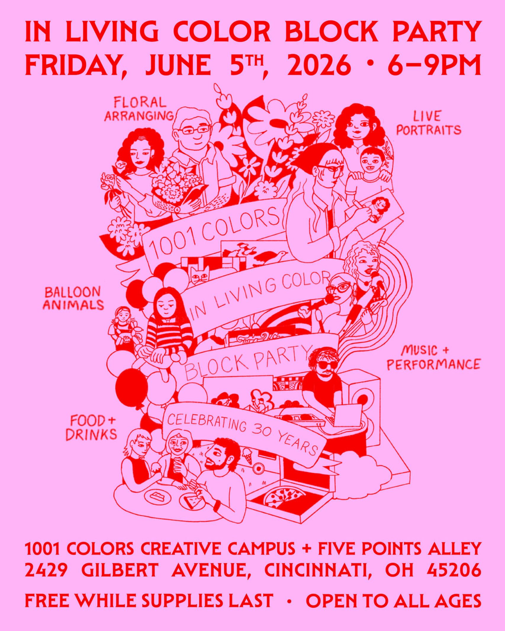 In Living Color Block Party | June 5, 2026 | 1001 Colors